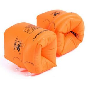 2pcs Inflatable Swimming Arm Rings Yellow Pvc Adultchild Swim Floaties ...