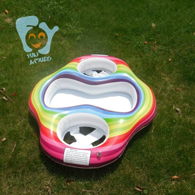 Double Seat Baby Inflatable Swim Float Water Pool Fun Toy - WeFlatables ...