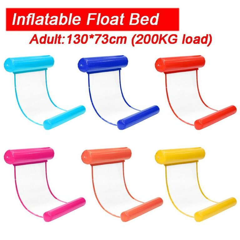 Kids Swimming Pool Inflatable Floating Bed Relaxation Seat Mat Party ...