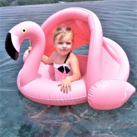 Giant Inflatable Flamingo White Swan Pool Floats Summer Lounge Raft Toy ...