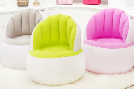 Safe Inflatable Kids Chair Soft Portable Indoor Sofa For Children ...