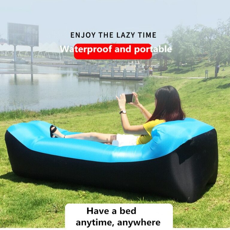 Quality Inflatable Outdoor Sofa Bed Sleeping Bag 240x70cm Beach Ready ...