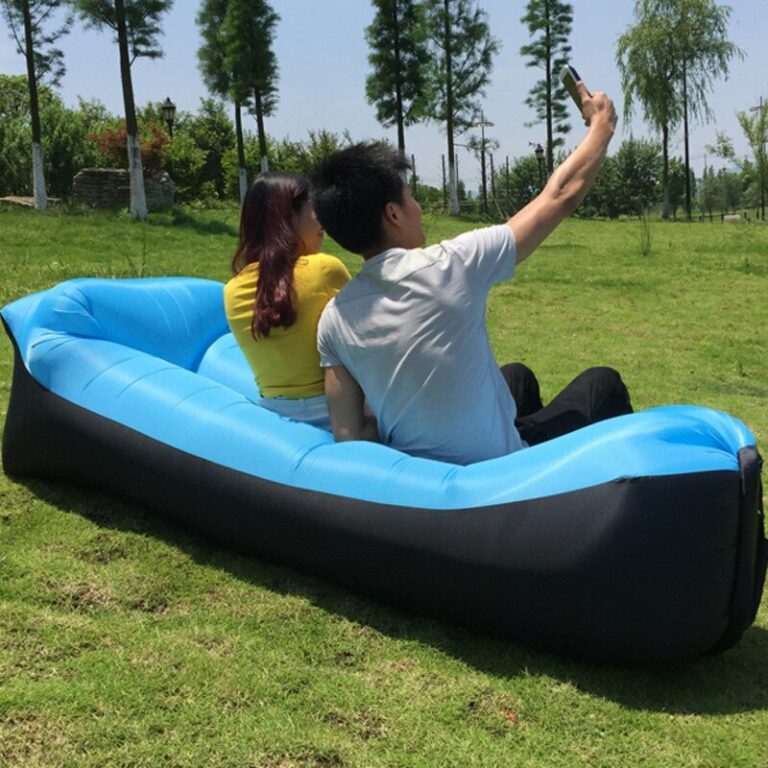 Quality Inflatable Outdoor Sofa Bed Sleeping Bag 240x70cm Beach Ready ...