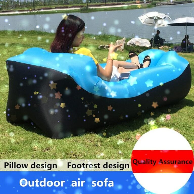 Quality Inflatable Outdoor Sofa Bed Sleeping Bag 240x70cm Beach Ready ...
