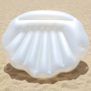 Portable Inflatable Pearl Shell Chair For Kids And Adults Beach Toy ...