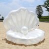 Portable Inflatable Pearl Shell Chair For Kids And Adults Beach Toy ...