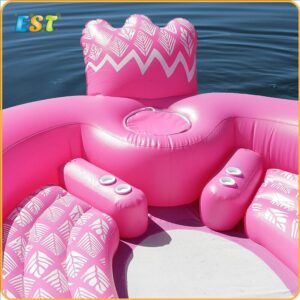 Extralarge Pink Flamingo Inflatable Pool Float Lake Raft For 6 People ...