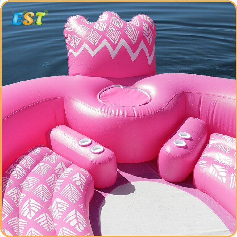 Extralarge Pink Flamingo Inflatable Pool Float Lake Raft For 6 People ...