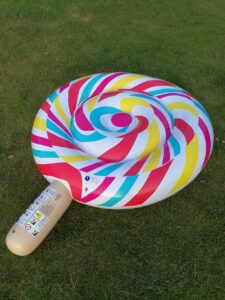 Giant Rainbow Inflatable Lollipop Pool Float Kids Water Party Air ...