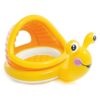 Kids Inflatable Round Swimming Pool With Sun Shade For Ages 36 ...