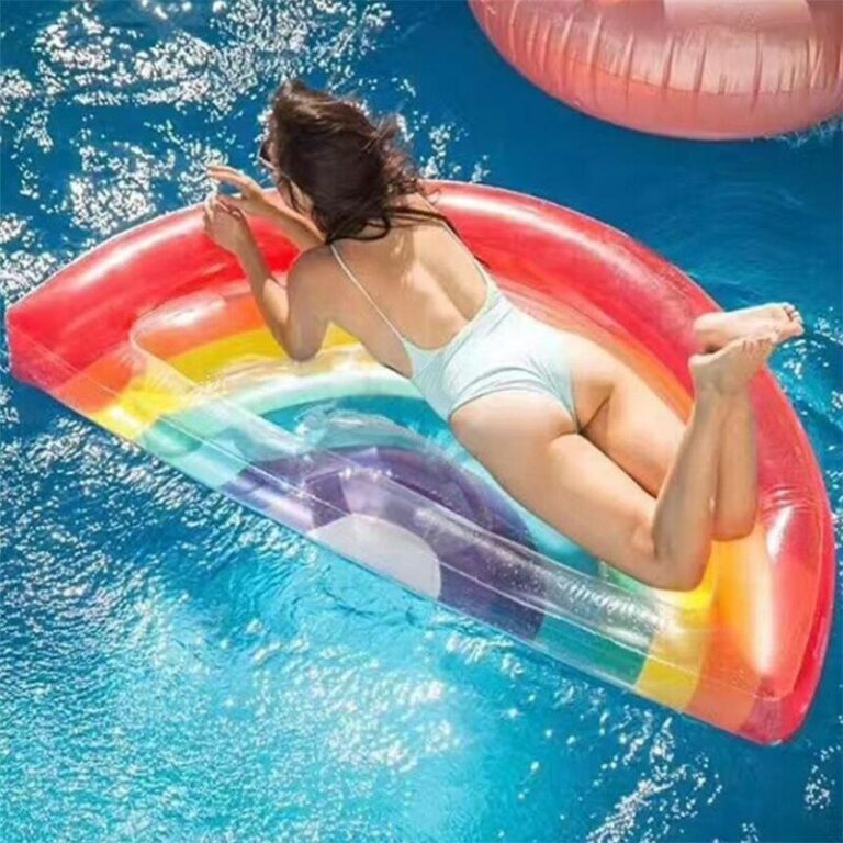 Summer Inflatable Rainbow Pool Float Raft Swimming Water Toy Party Mattress - WeFlatables.com ...