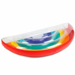 Summer Inflatable Rainbow Pool Float Raft Swimming Water Toy Party ...