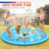 Extra Large Kids Splash Pad Sprinkler Pool For Summer Outdoor Fun ...