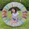 Kids Giant Inflatable Pool Float Wheel Roller Beach Ball Toy 100cm ...