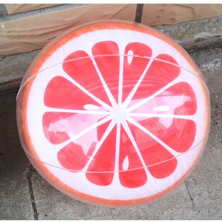 90cm Inflatable 3d Watermelon Orange Beach Ball For Pool Party Fun ...