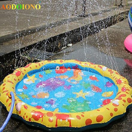 Baby Splash Water Spray Mat Swimming Pool And Lawn Sprinkler Game ...