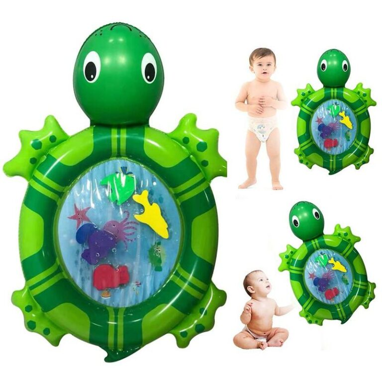 Kids Inflatable Turtle Swimming Pool Float Summer Water Sports Safety ...