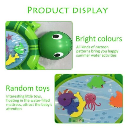 Kids Inflatable Turtle Swimming Pool Float Summer Water Sports Safety ...