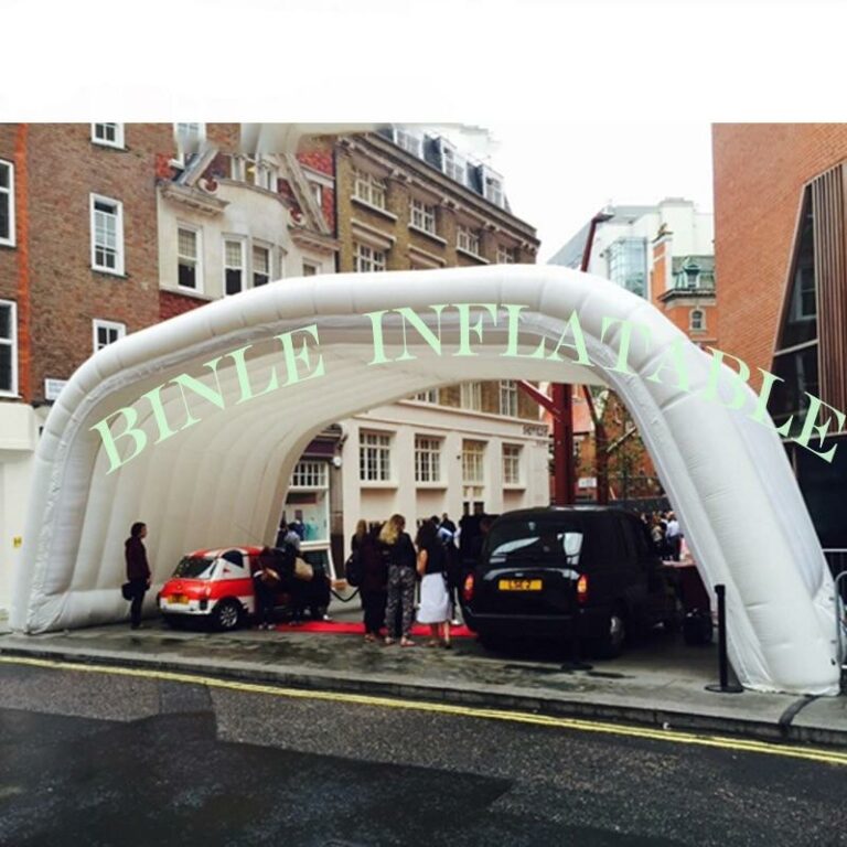 White Inflatable Car Garage Tent Air Canopy For Events Displays ...