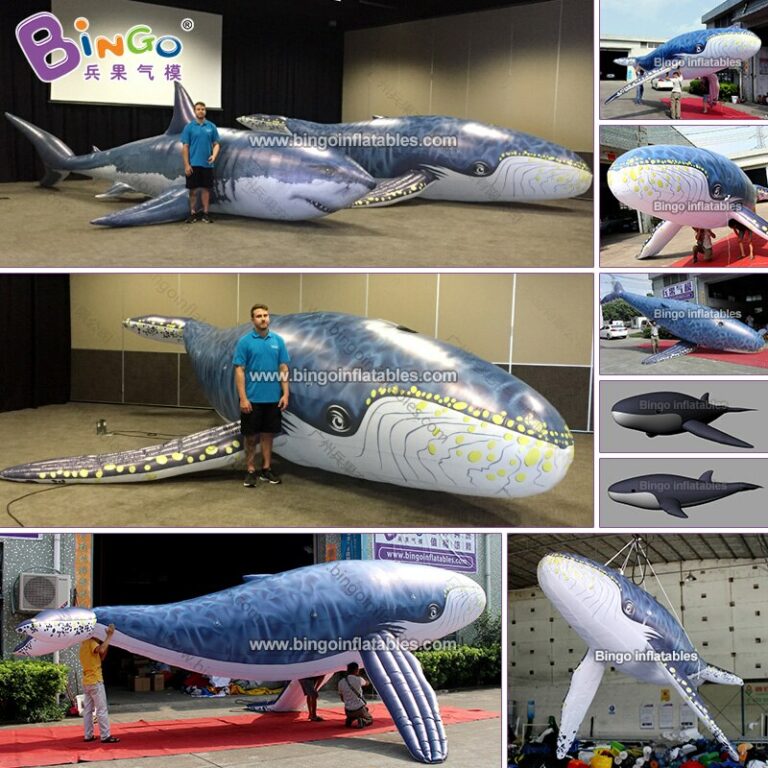 3m Inflatable Humpback Whale Oceanthemed Hanging Decoration Custom ...