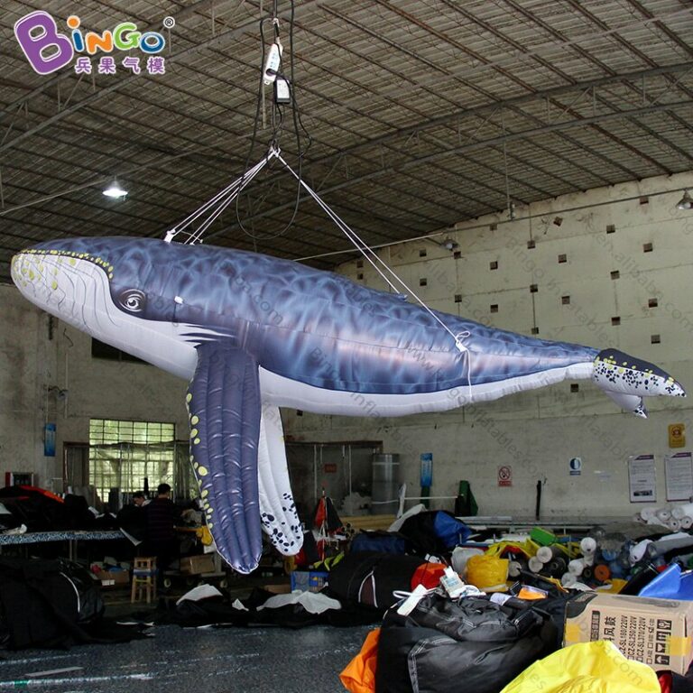 3m Inflatable Humpback Whale Oceanthemed Hanging Decoration Custom ...