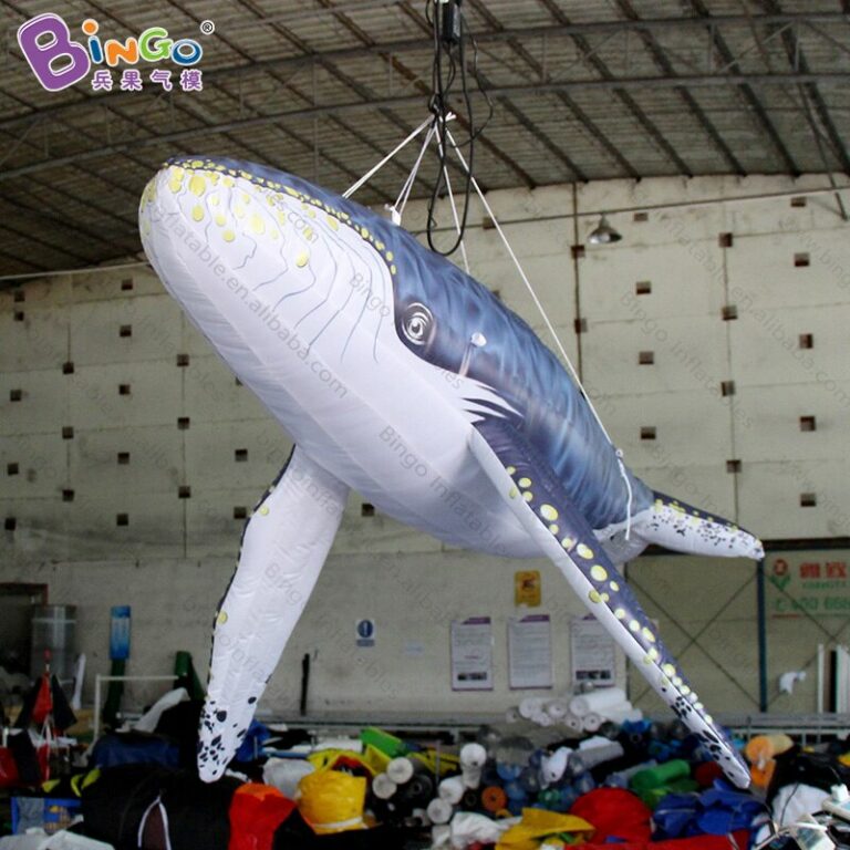 3m Inflatable Humpback Whale Oceanthemed Hanging Decoration Custom ...