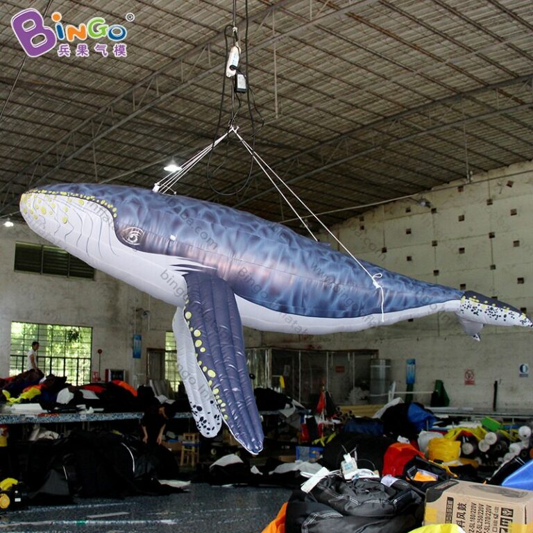 3m Inflatable Humpback Whale Oceanthemed Hanging Decoration Custom ...