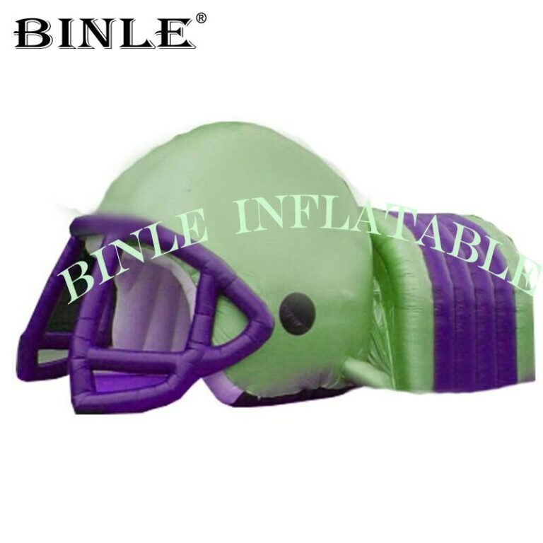 Giant Inflatable Helmet Tunnel For Sports Events Football Field ...