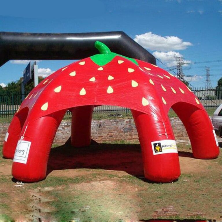 Lightweight Strawberry Spider Tent Inflatable Fruit Gazebo For Outdoor ...