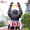 76mh Giant Inflatable Gorilla Airship Cartoon Orangutan Model ...