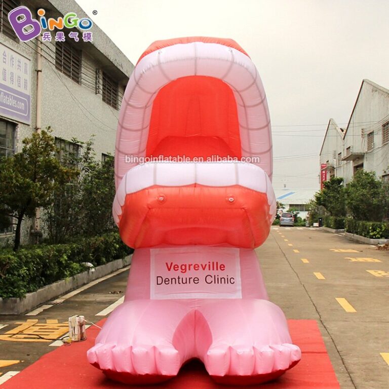 Personalized Giant 3m Inflatable Tooth Advertising Toy For Dental ...