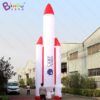 Customized 10mh Giant Inflatable Rocket Spaceship Model For Promotional ...