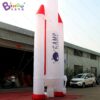 Customized 10mh Giant Inflatable Rocket Spaceship Model For Promotional ...