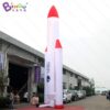 Customized 10mh Giant Inflatable Rocket Spaceship Model For Promotional ...