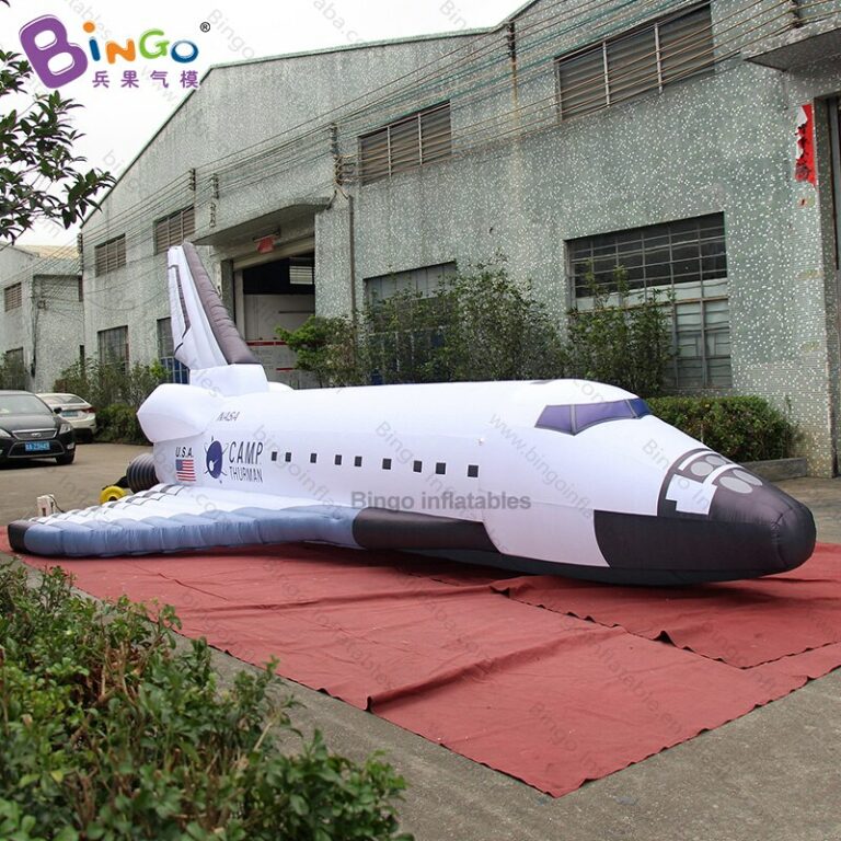 Custom 8m Inflatable Space Shuttle Toy For Display Spaceship Model ...