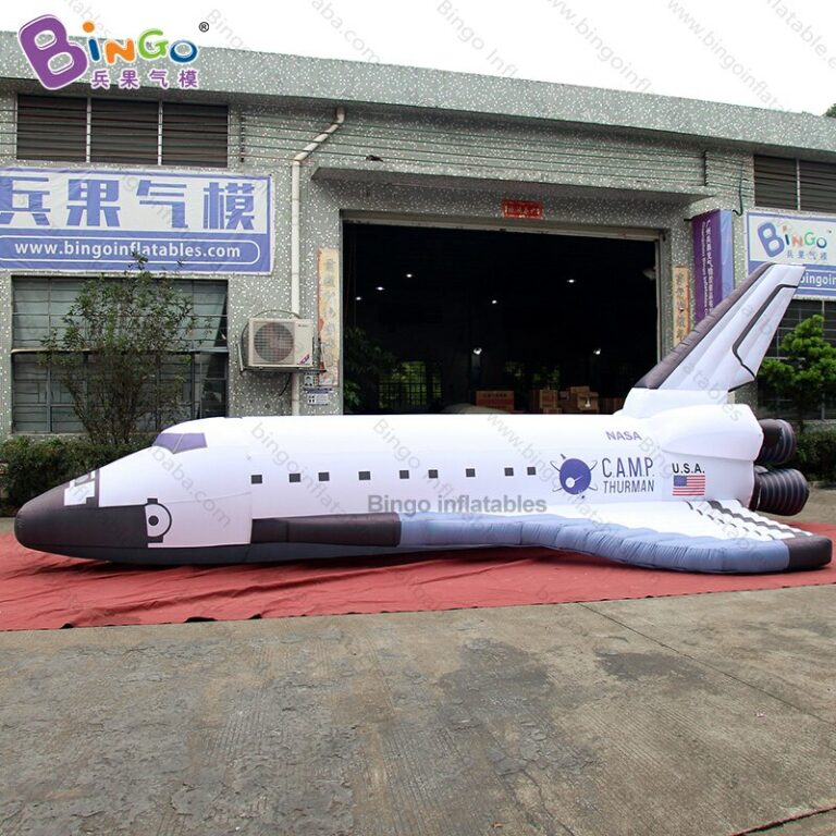 Custom 8m Inflatable Space Shuttle Toy For Display Spaceship Model ...