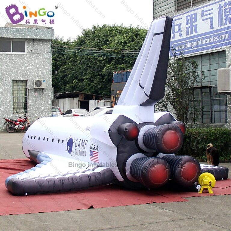 Custom 8m Inflatable Space Shuttle Toy For Display Spaceship Model ...