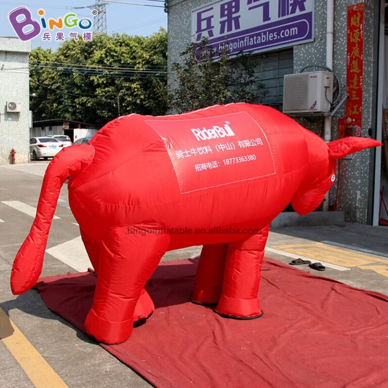 Custom Inflatable Bull Costume Game 32x18m Parade Float Toys ...