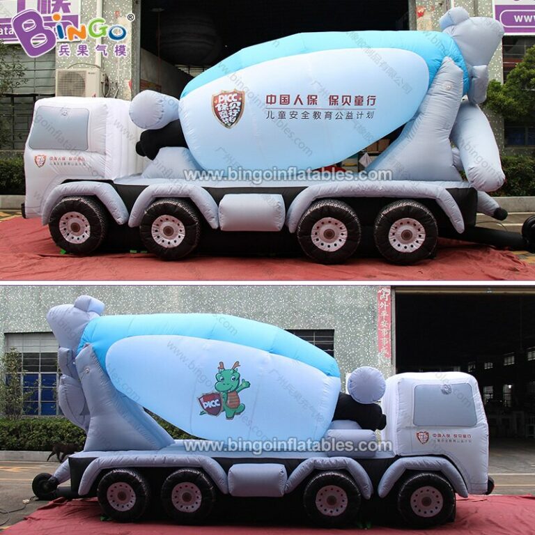 Customized 8mh Inflatable Cement Truck Replica Outlet 5 Car Model ...