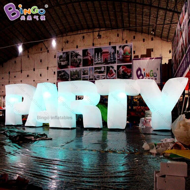 Custom Led Inflatable Alphabet Letters For Advertising Party ...