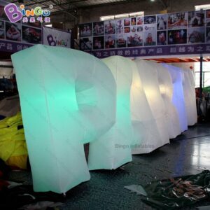 Custom Led Inflatable Alphabet Letters For Advertising Party ...