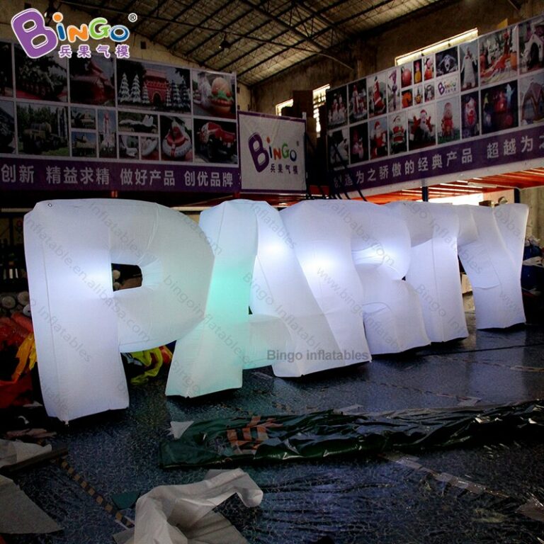 Custom Led Inflatable Alphabet Letters For Advertising Party ...