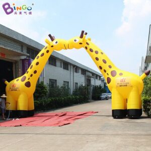 Custom Made 10×1 7×5 3mh Yellow Inflatable Giraffe Archway For Kids ...
