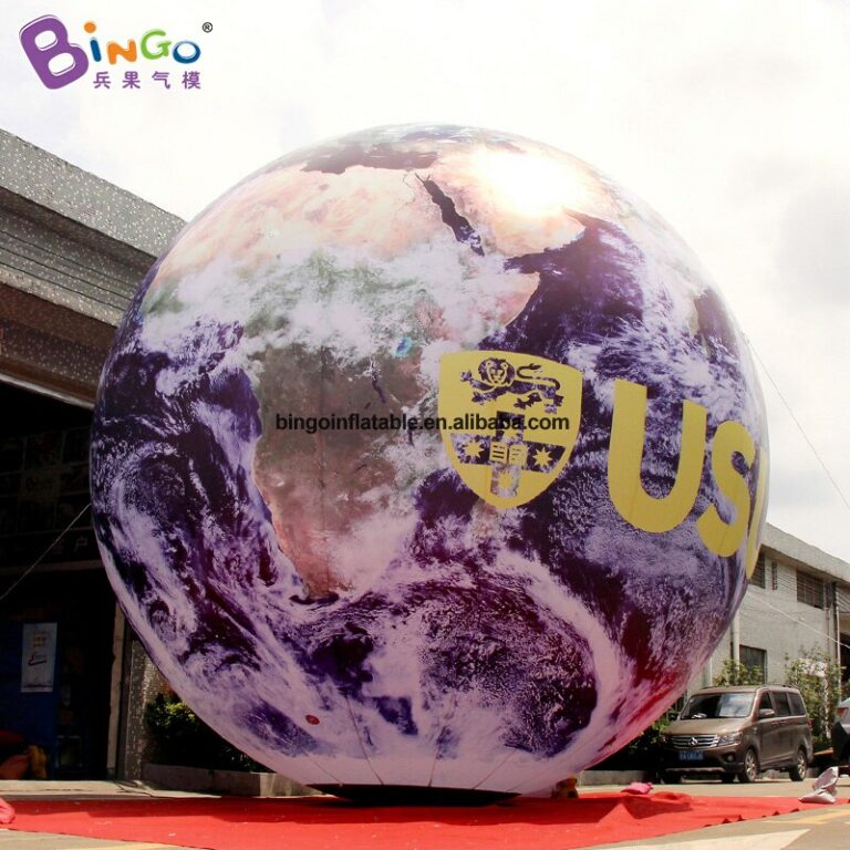 Custom Made Giant Inflatable Earth Globe With Printed Logo 6 Sizes ...