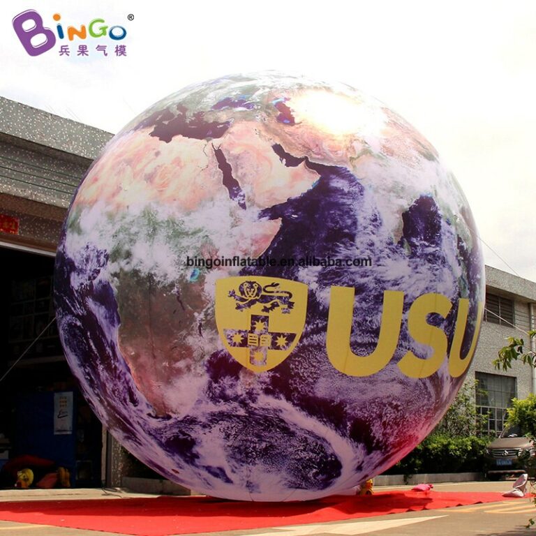 Custom Made Giant Inflatable Earth Globe With Printed Logo 6 Sizes ...