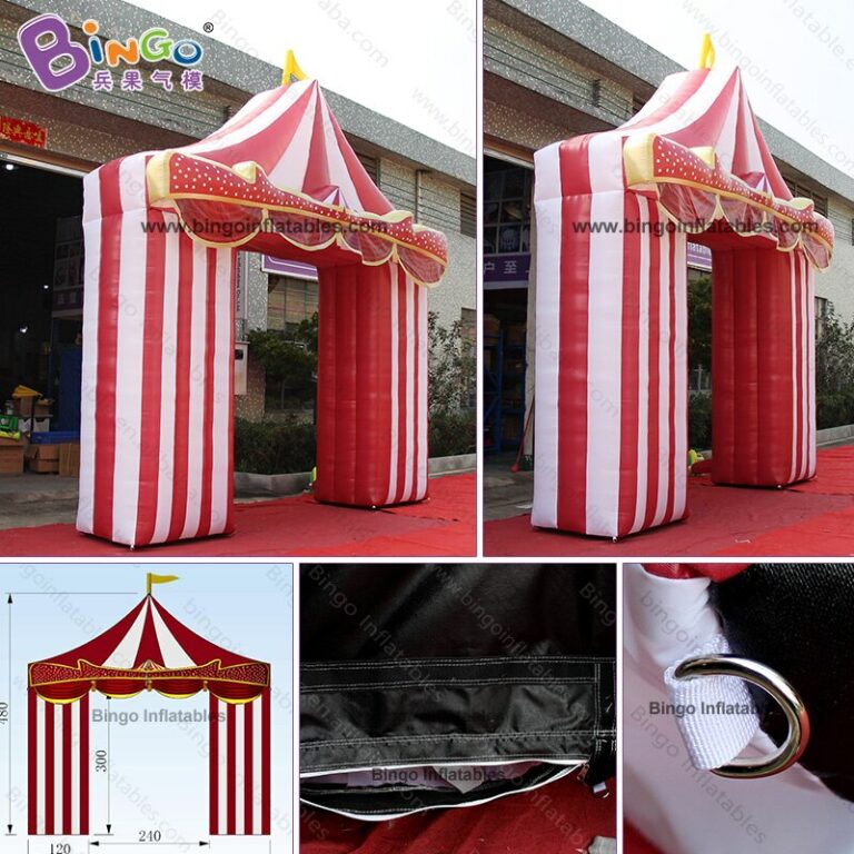 Customized Red Inflatable Arch Entrance Portable 8x1x48mh Toy Gate ...