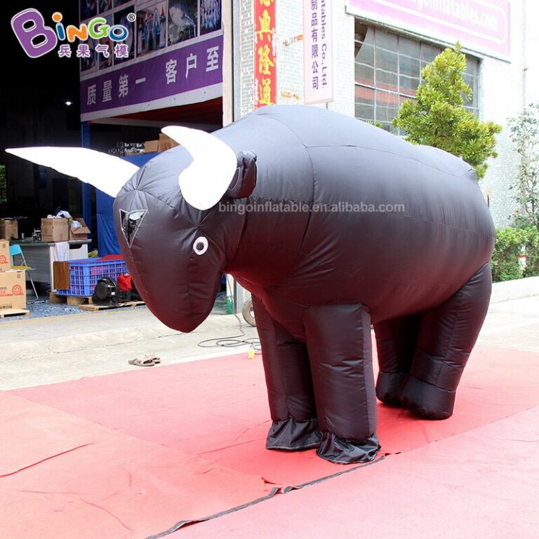 Inflatable Black Bull Costume Airfilled Parade Event Decoration ...