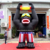 Custom 4mh Inflatable Gorilla Airshipholding Orangutan Air Filled ...