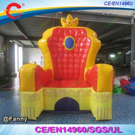 Kids Giant Inflatable Throne Chair 2mh Birthday Party King Queen Sofa ...