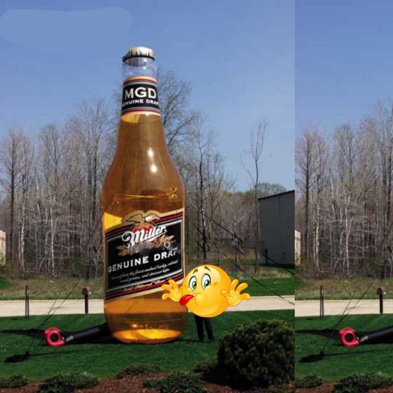 Mzqm Giant Inflatable Beer Bottle Advertising Display For Parties ...